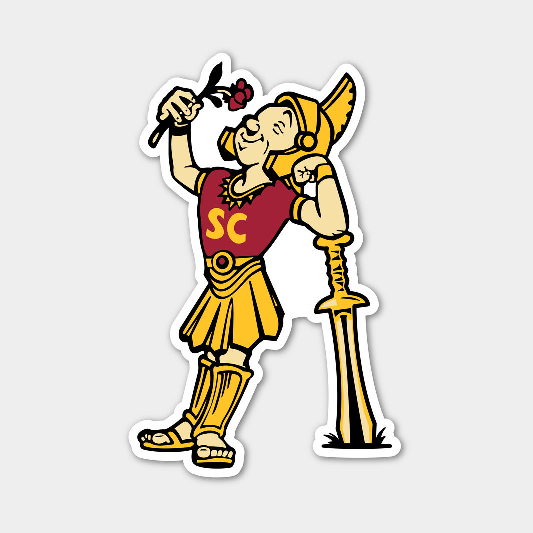 USC Trojan Roses Sticker | Homefield