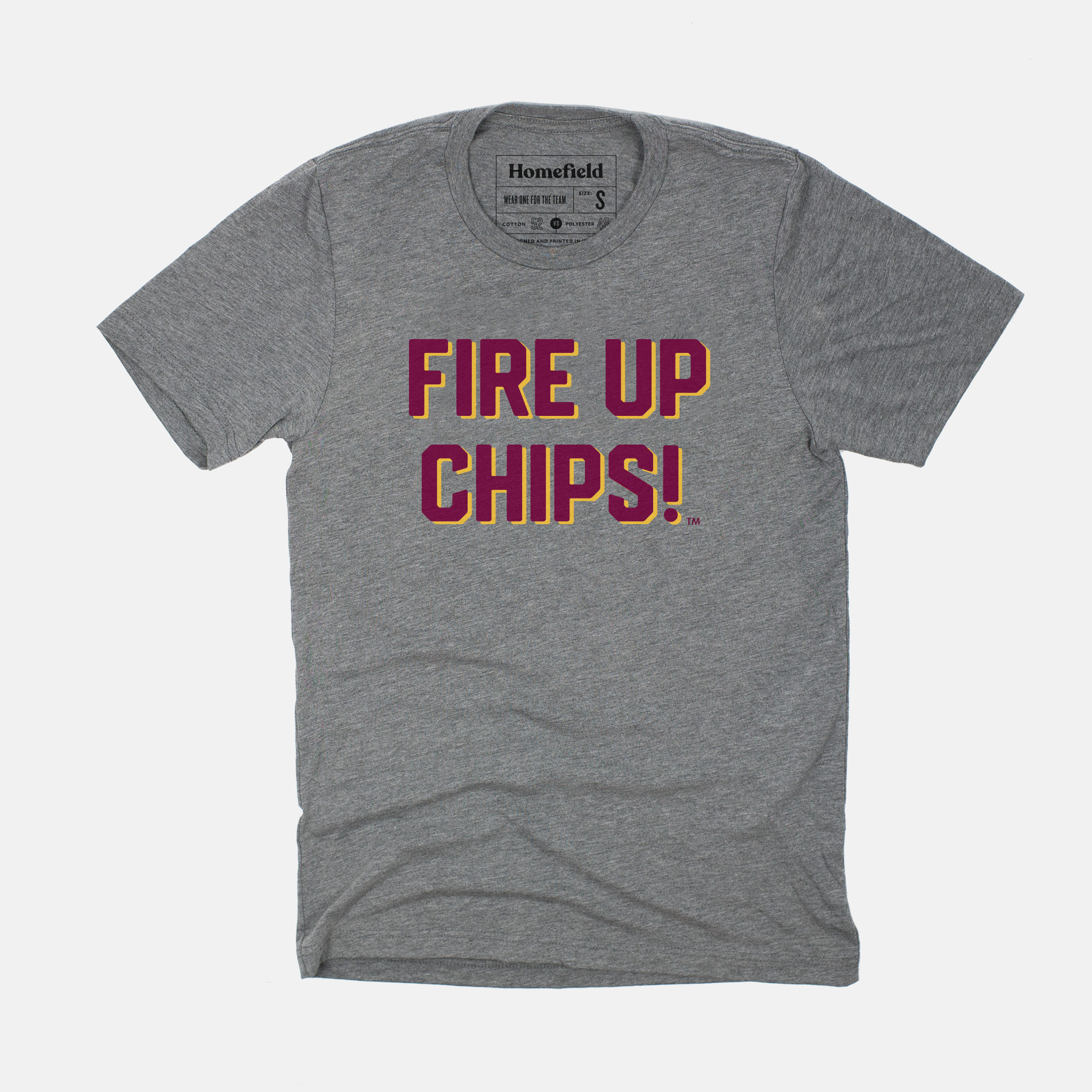 Central Michigan Fire Up Chips! Tee | Homefield