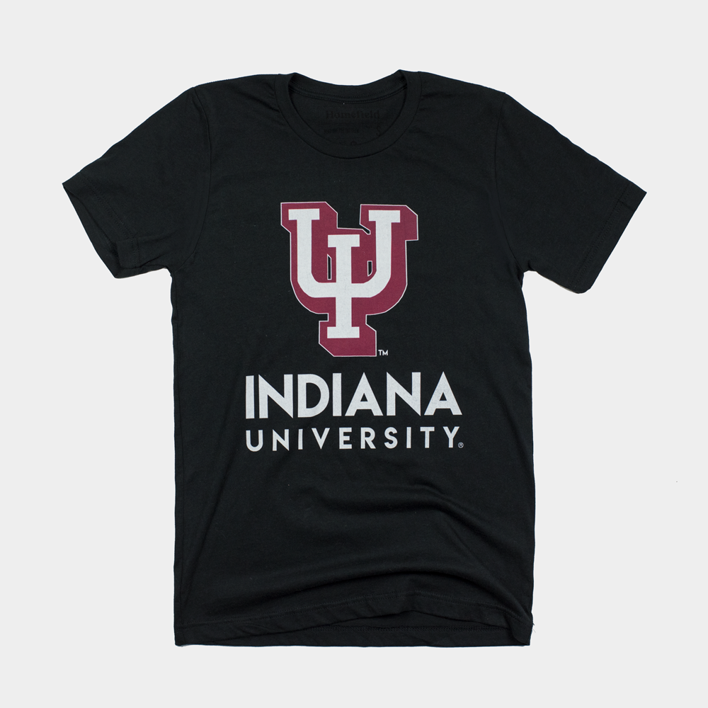 40s Era IU Logo Black Tee | Homefield